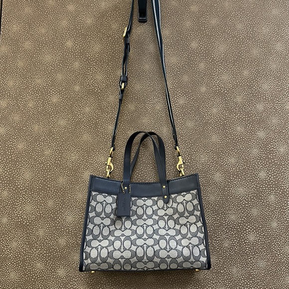 Coach | Bags | Coach Field Tote 3 In Signature Jacquard Handbag ...